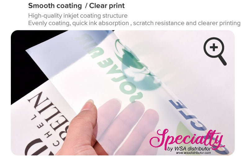 Printable clear vinyl sheets waterproof – WSA DISTRIBUTOR